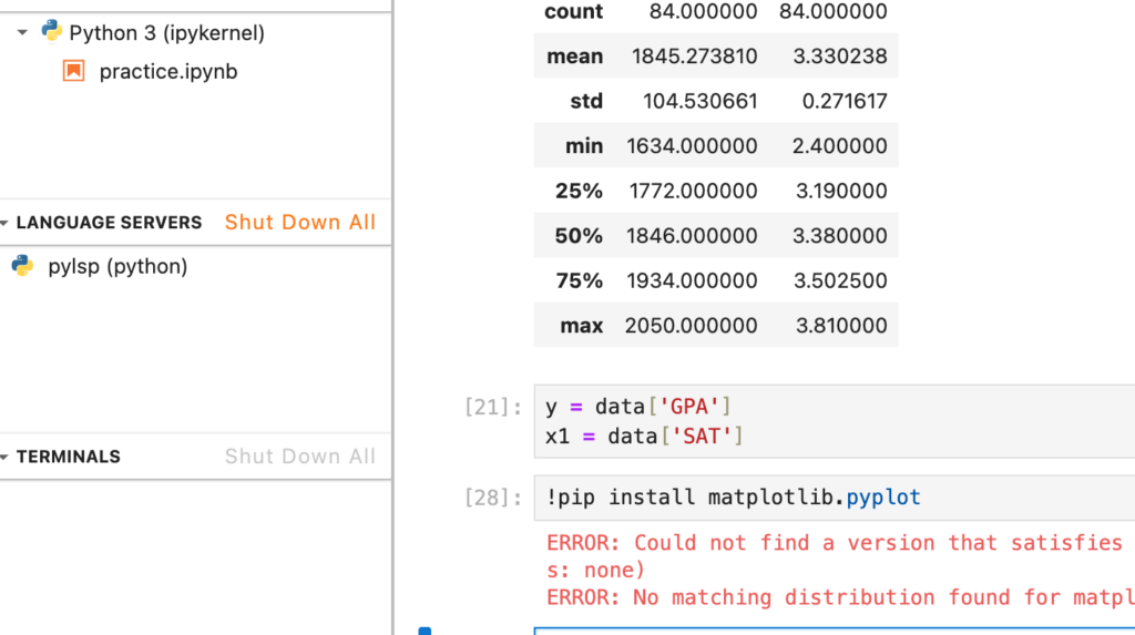 Matplotlibpyplotがインポートできない 問題 〜 シンプルな解決法はこちら